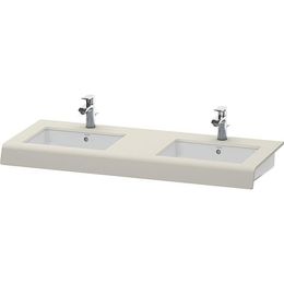 Duravit DuraStyle Waschtisch-Konsole DS829C09191 55x80x10cm, 2 Ausschnitte, Taupe