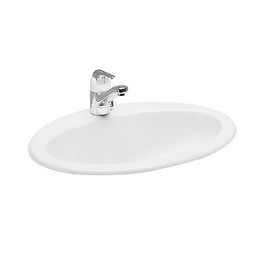 Laufen Einbau-Waschtisch H8113920000001 weiß, 61 x 48 cm, 1 Hahnloch