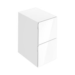 KEUCO Edition 11 Art Sideboard 32542300401 40x70x49cm, 2 Frontausz&uuml;ge, Innenbeleuchtung, Lack seidenmatt, Glas, wei&szlig;