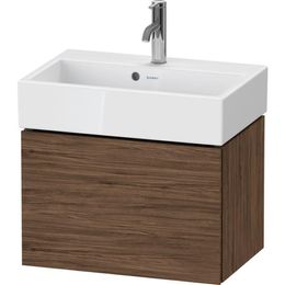 Duravit L-Cube Waschtisch-Unterschrank LC611902121 58,4x39,1x39,4cm, 1 Auszug, wandh&auml;ngend, nussbaum dunkel