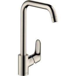 Hansgrohe Focus M41 K&uuml;chenarmatur 260 1 jet 31820800 schwenkbarer Auslauf, Edelstahl-Optik