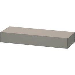 Duravit DuraStyle Schubkastenablage DS827104343 120 x 44 cm, 2 Schubk&auml;sten, basalt matt, mit Konsolentr&auml;ger