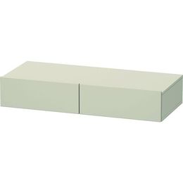 Duravit DuraStyle Schubkastenablage DS827009191 100 x 44 cm, 2 Schubk&auml;sten, taupe, mit Konsolentr&auml;ger
