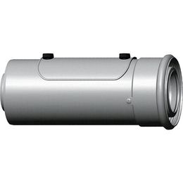 Wolf Cob Luft-/Abgasrohr 2651729 DN 60/100, 250 mm, steckbar, mit Revisions&ouml;ffnung, wei&szlig;