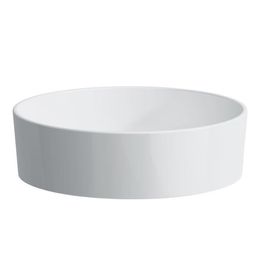 Laufen Waschtisch-Schale Kartell 8123314001121 42x42x13,5cm, wei&szlig; LCC, ohne &Uuml;berl., Saphirkeramik