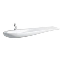 Laufen Alessi One Waschtisch 8149714001041 160x50cm, wei&szlig; clean Coat, mit Hahnloch