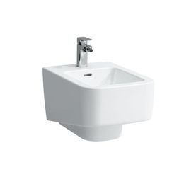Laufen Pro S Wand-Bidet 8309610003021 weiß, 1 Hahnloch, unsichtbare Befestigung