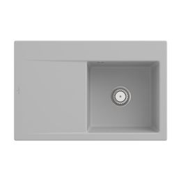 Villeroy & Boch Villeroy und Boch Subway Style 45 Einbausp&uuml;le 334700SM Sp&uuml;lbecken rechts, steam CeramicPlus, 78 x 51 cm