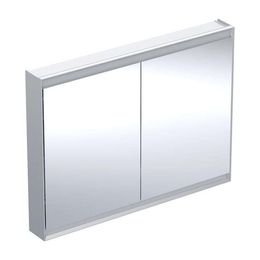 Geberit One Spiegelschrank 505815001 120 x 90 x 15 cm, Aluminium eloxiert, mit ComfortLight, 2 T&uuml;ren