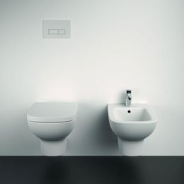 Ideal Standard i.life A Wand-Bidet T452401 offene Befestigung, mit Hahnloch und Überlauf, weiß