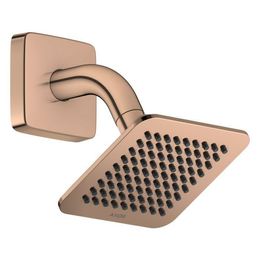 Hansgrohe AXOR Citterio C Duschkopf 28810300 1 Strahlart wassersparend mit Brausearm, polished red gold