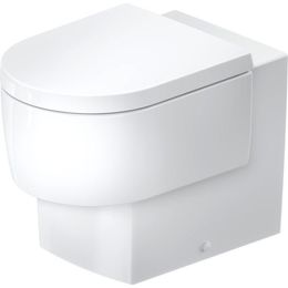 Duravit Balcoon Stand-WC 207109AA00 37x54cm, 4,5 l, Rimless, Abgang waagerecht, wei&szlig; Hochglanz