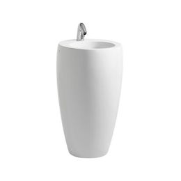 Laufen Alessi One Waschtisch 8119724001041 52x53cm, freistehend, wei&szlig; Clean Coat, 1 Hahnloch