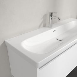 Villeroy & Boch Villeroy und Boch Skyla Waschtisch 5A51C501 120x46cm, f&uuml;r 3-Loch-Armatur, mit &Uuml;berlauf, Wei&szlig; Alpin