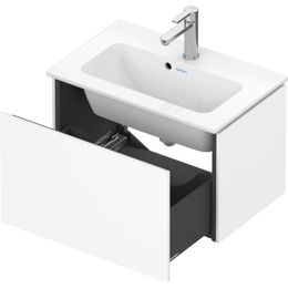 Duravit L-Cube Waschtisch-Unterschrank LC615601818 62 x 39,1 cm, weiß matt, 1 Auszug, wandhängend