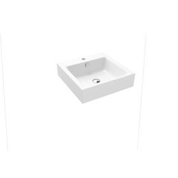 Kaldewei Puro Wandwaschtisch 901306013001 3163, 46x46x12cm, weiss Perl-Effekt, 1 Hahnloch