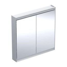 Geberit One Spiegelschrank 505813001 90 x 90 x 15cm, Aluminium eloxiert, mit ComfortLight, 2 T&uuml;ren
