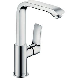 Hansgrohe Metris 230 Waschtischarmatur 31087000 chrom, mit Ablaufgarnitur, Schwenkauslauf