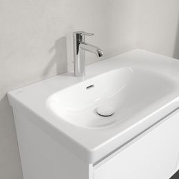 Villeroy & Boch Villeroy und Boch Skyla Waschtisch 5A52L101 80x46cm, f&uuml;r 3-Loch-Armatur, mit &Uuml;berlauf, Wei&szlig; Alpin