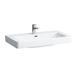 Laufen Pro S Aufsatz Waschtisch 8169650001091 85x46cm, wei&szlig;, mit &Uuml;berlauf, ohne Hahnloch