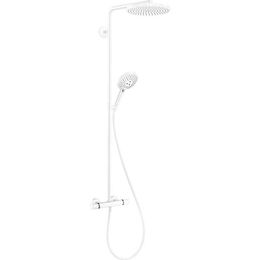Hansgrohe Raindance Select S 240 1 Strahlart PowderRain mit Thermostat, 27633700, Mattwei&szlig;