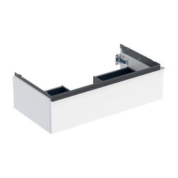Geberit iCon Waschtisch-Unterschrank 502312012 88,8x24,7x47,6cm, wei&szlig;/lackiert hochgl&auml;nzend/Griff glanzverchromt