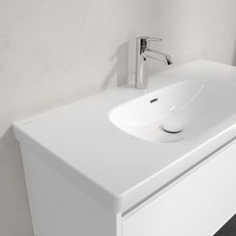 Villeroy & Boch Villeroy und Boch Skyla Waschtisch 5A51A5R1 100x46cm, f&uuml;r 3-Loch-Armatur, mit &Uuml;berlauf, Wei&szlig; Alpin C+