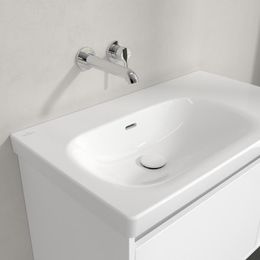 Villeroy & Boch Villeroy und Boch Skyla Waschtisch 5A52L301 80x46cm, ohne Hahnloch, mit &Uuml;berlauf, Wei&szlig; Alpin