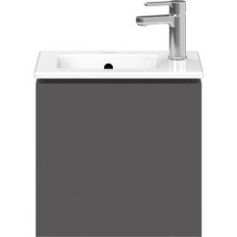 Duravit L-Cube Waschtisch-Unterschrank LC6272L4949 42x29,4x40cm, wandh&auml;ngend, T&uuml;r links, graphit matt