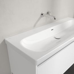 Villeroy & Boch Villeroy und Boch Skyla Waschtisch 5A51C601 120x46cm, ohne Hahnloch, mit &Uuml;berlauf, Wei&szlig; Alpin