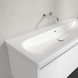 Villeroy & Boch Villeroy und Boch Skyla Waschtisch 5A51C6RW 120x46cm, ohne Hahnloch, mit &Uuml;berlauf, Stone White C+
