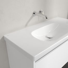 Villeroy & Boch Villeroy und Boch Skyla Waschtisch 5A51A301 100x46cm, ohne Hahnloch, ohne &Uuml;berlauf, Wei&szlig; Alpin
