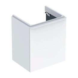 Geberit Smyle Square Waschtisch-Unterschrank 500365001 53,6x61,7x43,3cm, 1 T&uuml;r rechts, wei&szlig; hochglanz