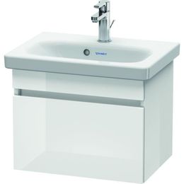 Duravit DuraStyle Waschtisch-Unterschrank DS630302243 50 x 36,8 cm, wei&szlig; hochglanz/basalt matt, 1 Auszug