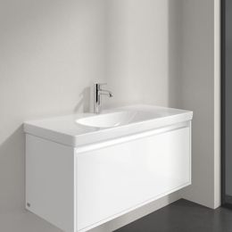 Villeroy & Boch Villeroy und Boch Skyla Waschtisch 5A51A2R1 100x46cm, f&uuml;r 3-Loch-Armatur, ohne &Uuml;berlauf, Wei&szlig; Alpin C+