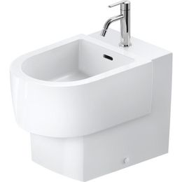Duravit Balcoon Stand-Bidet 272610AA00 37x57cm, mit Hahnloch, Überlauf, weiß Hochglanz