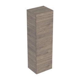 Geberit Smyle Square Mittelhochschrank 500361JR1 36x118x29,9cm, 1 T&uuml;r, Holzstruktur Nussbaum hickory