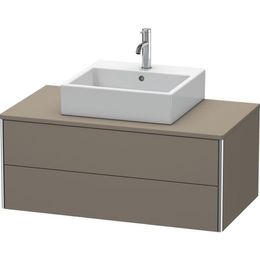 Duravit XSquare Waschtisch-Unterschrank XS491109090 100x40x54,8cm, 2 Schubk&auml;sten, Flannel Grey seidenmatt