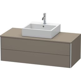 Duravit XSquare Waschtisch-Unterschrank XS491209090 120x40x54,8cm, 2 Schubk&auml;sten, Flannel Grey seidenmatt