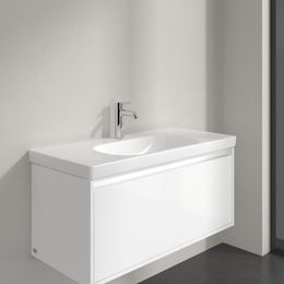 Villeroy & Boch Villeroy und Boch Skyla Waschtisch 5A51A2RW 100x46cm, f&uuml;r 3-Loch-Armatur, ohne &Uuml;berlauf, Stone White C+