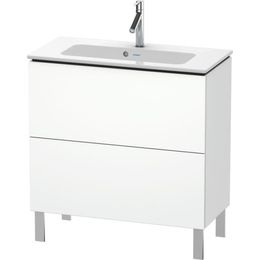 Duravit L-Cube Waschtisch-Unterschrank LC667401818 82 x 39,1 cm, wei&szlig; matt, 2 Ausz&uuml;ge, stehend