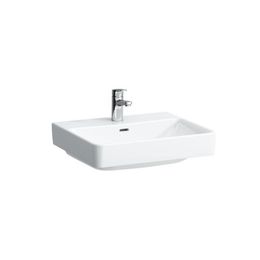 Laufen Pro S Waschtisch 8109620001091 55 x 46,5 cm, weiß, mit Überlauf, ohne Hahnloch