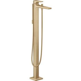 Hansgrohe Metropol Fertigmontageset 32532140 Wannen-Einhebelmischer, bodenstehend, Ausladung 235 mm, brushed bronze