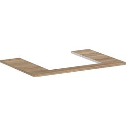 Hansgrohe Xelu Q Konsole 54094230 780 x 550 mm, Ausschnitt 500 x 480 mm, Eiche Natur