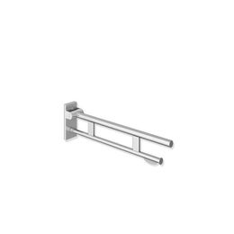 HEWI System 900 Mobiler St&uuml;tzklappgriff 900.50.407XA Ausladung 750 mm, Edelstahl matt geschliffen, WC-Papierhalter