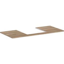 Hansgrohe Xelu Q Konsole 54096230 1180 x 550 mm, Ausschnitt 500 x 480 mm, Eiche Natur