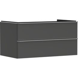 Hansgrohe Xelu Q Waschtischunterschrank 54079000 980x485x550mm, 2 Schubk&auml;sten, diamantgrau matt, chrom