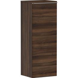 Hansgrohe Xelu Q Halbhochschrank 54134000 370x400x1065mm, T&uuml;ranschlag rechts, Nussbaum dunkel, chrom