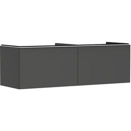 Hansgrohe Xelu Q Waschtischunterschrank 54071700 1560x485x550mm, 2 Schubk&auml;sten, diamantgrau matt, mattwei&szlig;