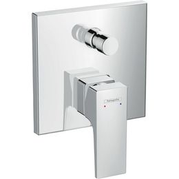 Hansgrohe Metropol Wannenarmatur 32545000 chrom, Unterputz, 2 Verbraucher, mit Zungengriff